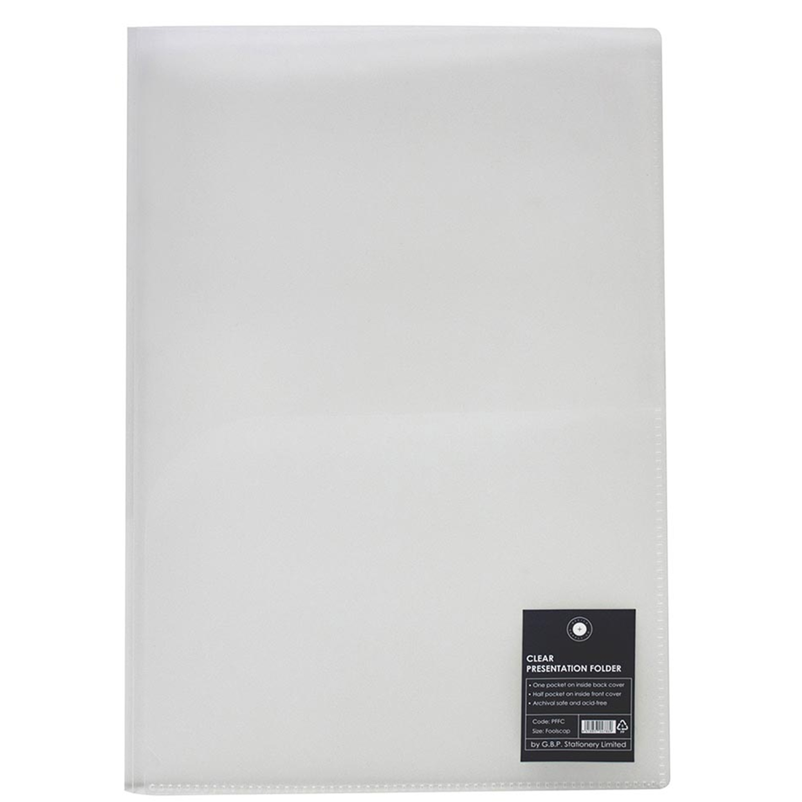 Buy the OSC PFFC Presentation Folder Foolscap Clear ( PFFC ) online ...