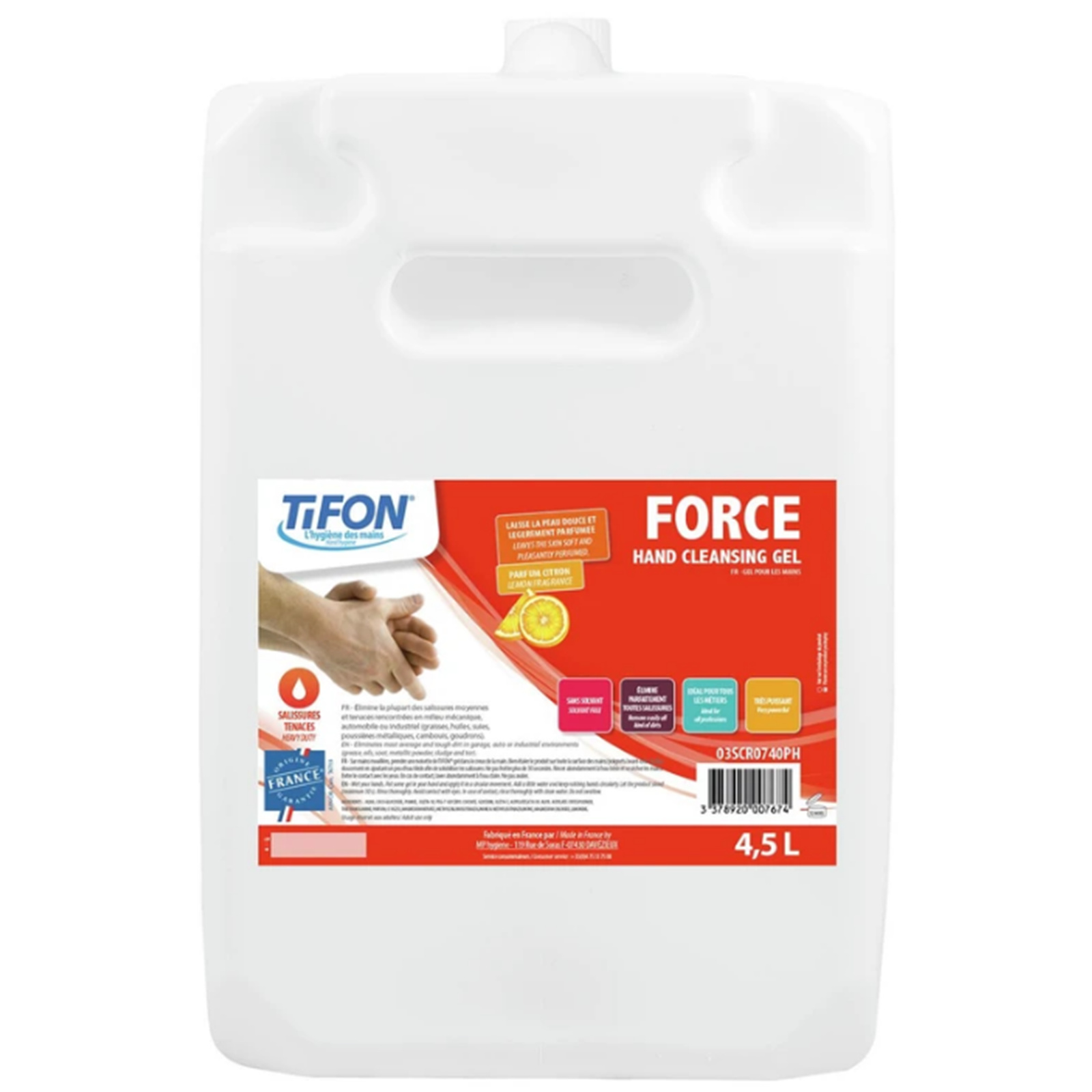Buy the Tifon TF-ForceC Force Hand Cleaner - Solvent Free, Mineral ...