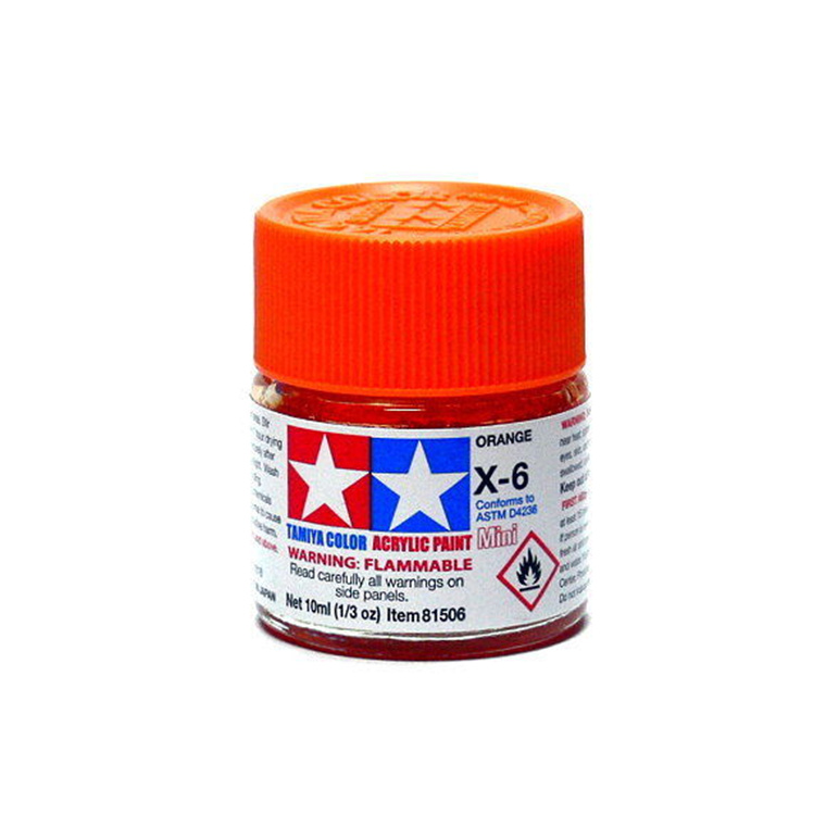Buy the Tamiya X-6 Acrylic Mini Paints - Orange - 10ml ( Tamiya 81506 ...
