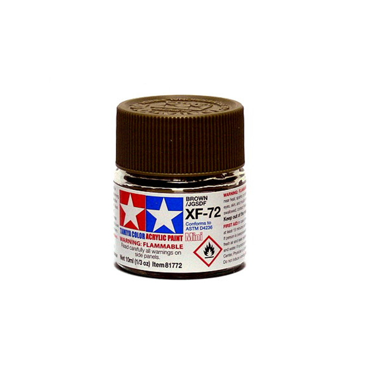 Buy the Tamiya XF-72 Acrylic Mini Paint - Brown - JGSDF - 10ml ( Tamiya ...