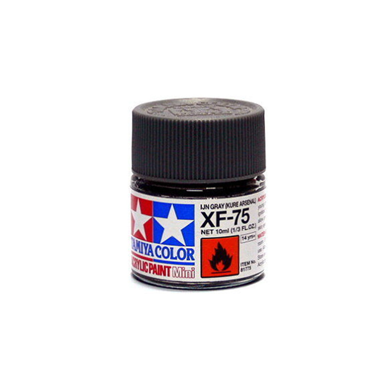 Buy the Tamiya XF-75 Acrylic Mini Paint - IJN Grey - 10ml ( Tamiya ...