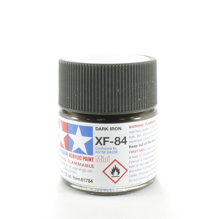 Buy the Tamiya XF-84 Acrylic Mini Paint - Dark Iron - 10ml ( Tamiya ...