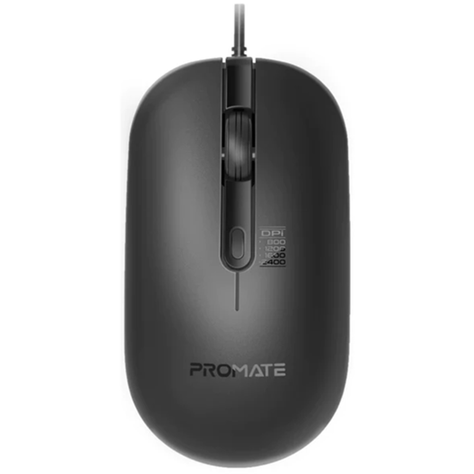 Buy the Promate MaxComfort CM-2400 4-Button Wired Optical Mouse - Black ...