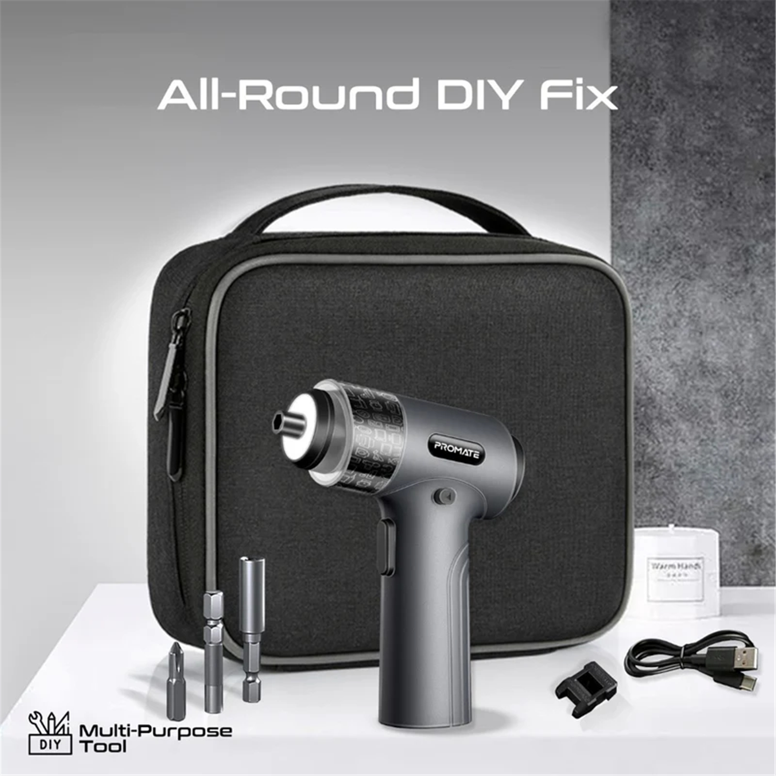 Buy the Promate PROTOOLS-31G 36-Pieces Cordless Electric DIY Hand held ...