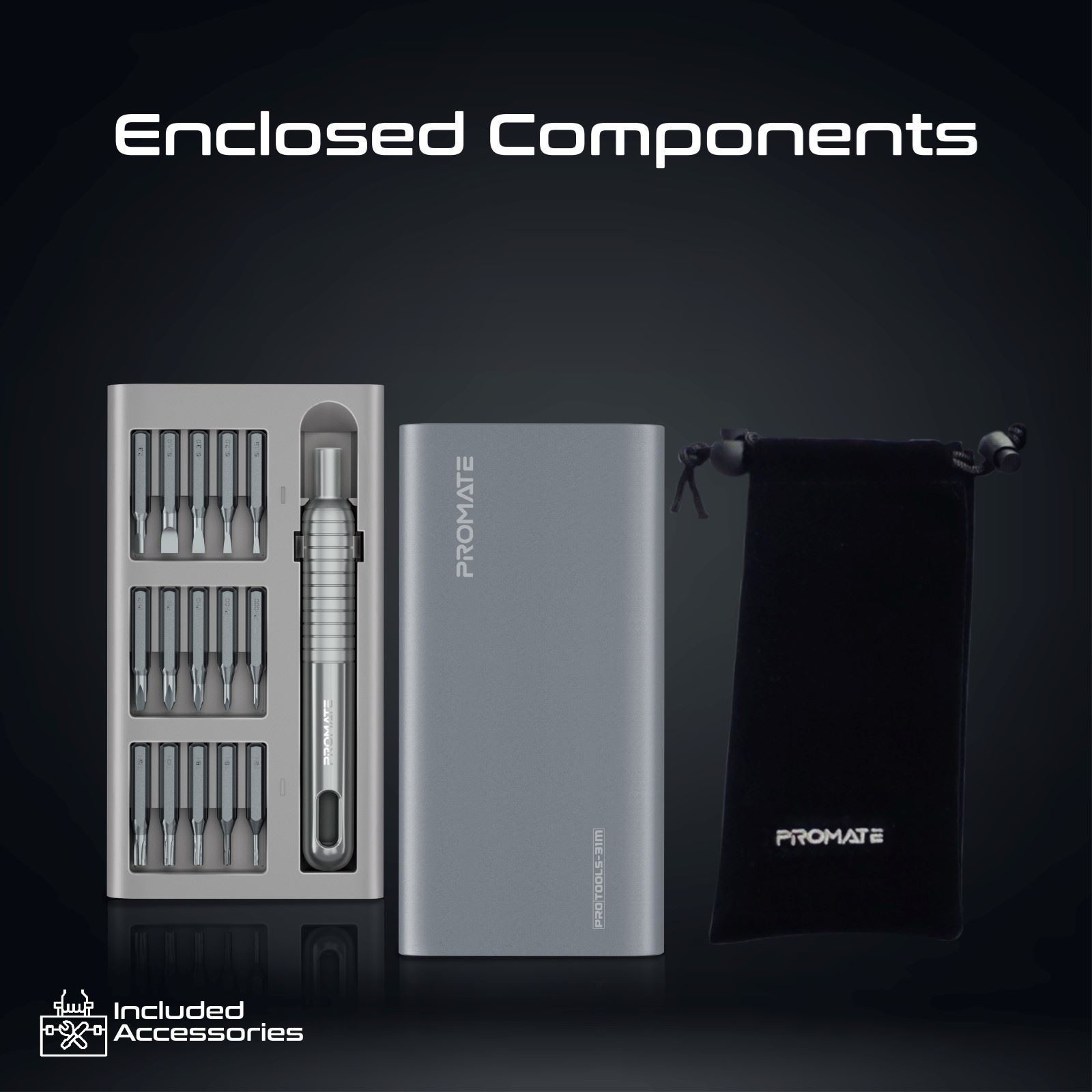 Buy the Promate PROTOOLS-31M 31-Pieces Super Mini DIY Pocket Size ...