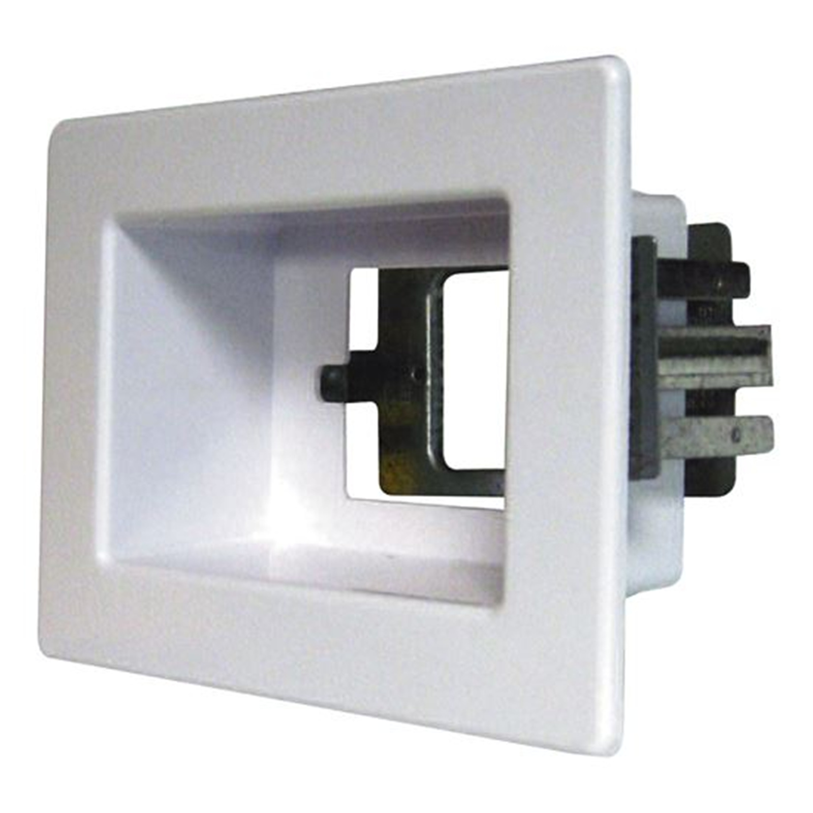 Buy the Recessed Single White Wall Box. 1x GPO Slot, Stud Mount or ...