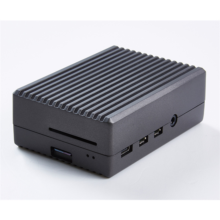 Buy the Raspberry Pi Case Black Aluminium Armor Fanless Case with ...