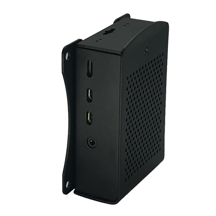 Buy the Raspberry Pi Case Black Aluminium Case with Mount, Heatsinks ...