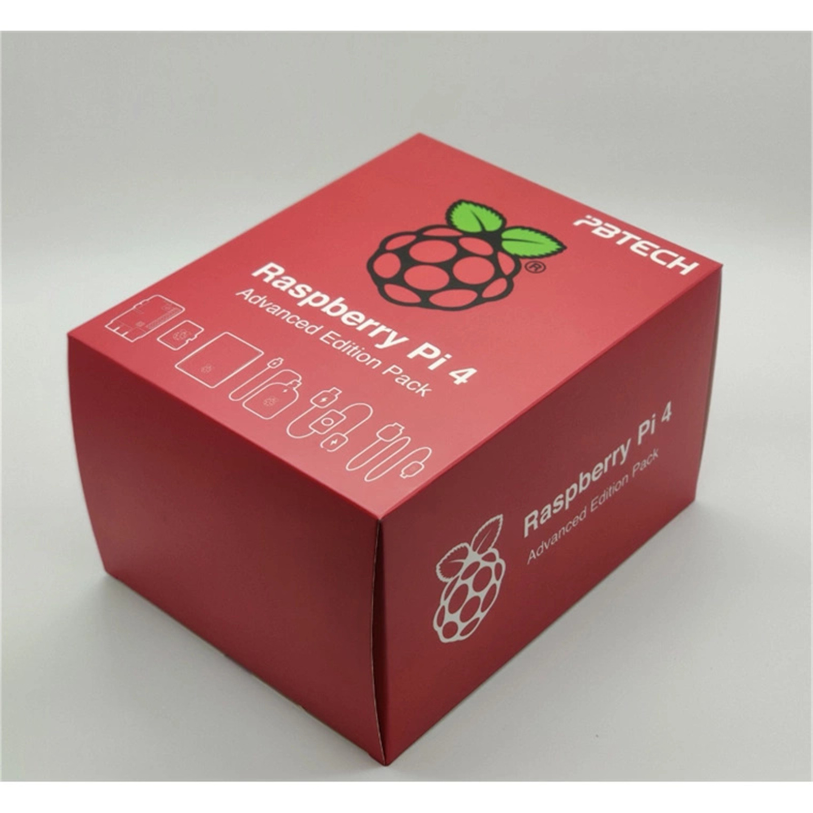 Buy the Raspberry Pi 4B 4GB Argon Case Assembly Pack with 256GB M.2 ...
