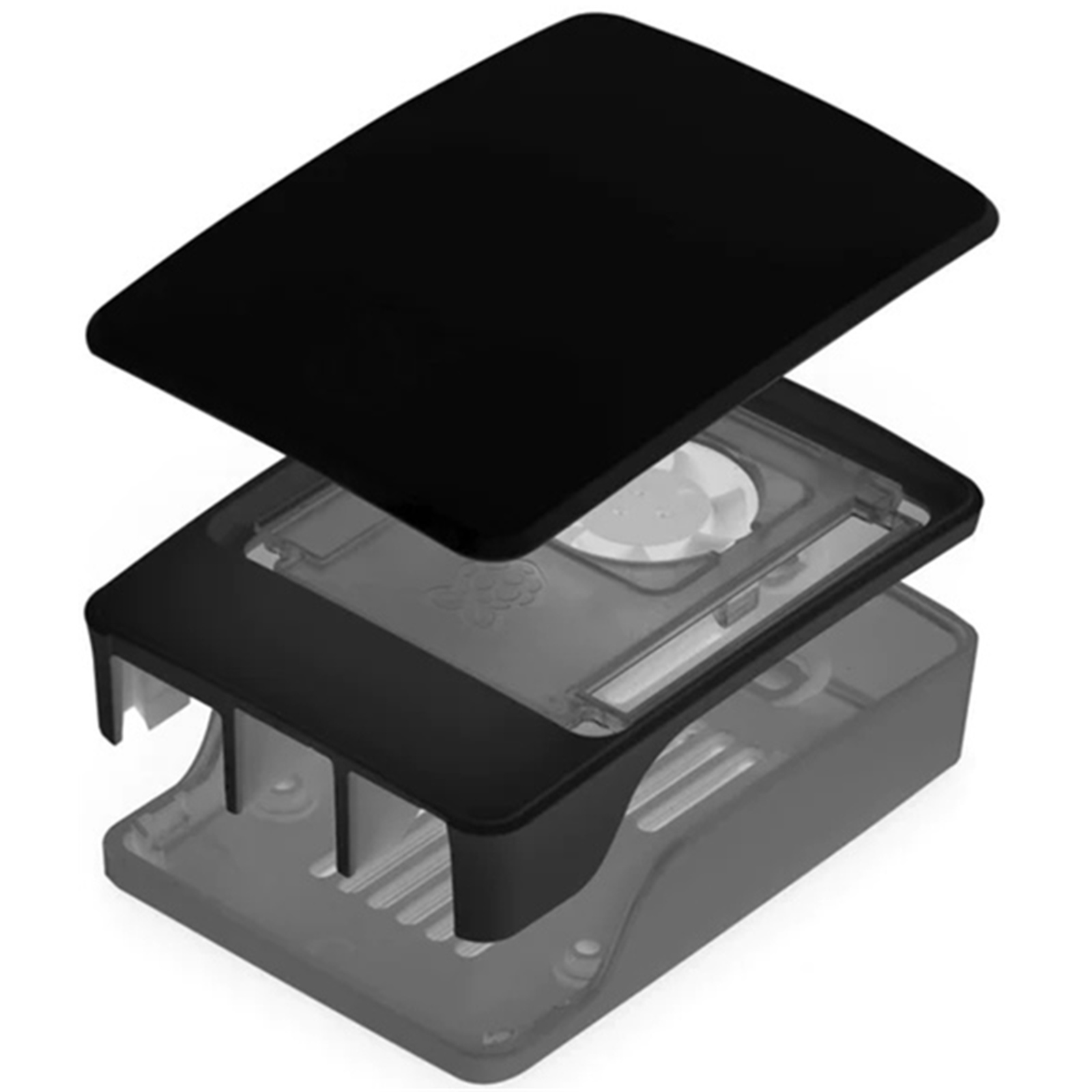 Buy the Raspberry Pi Official Case with Fan Grey / Black for Raspberry ...