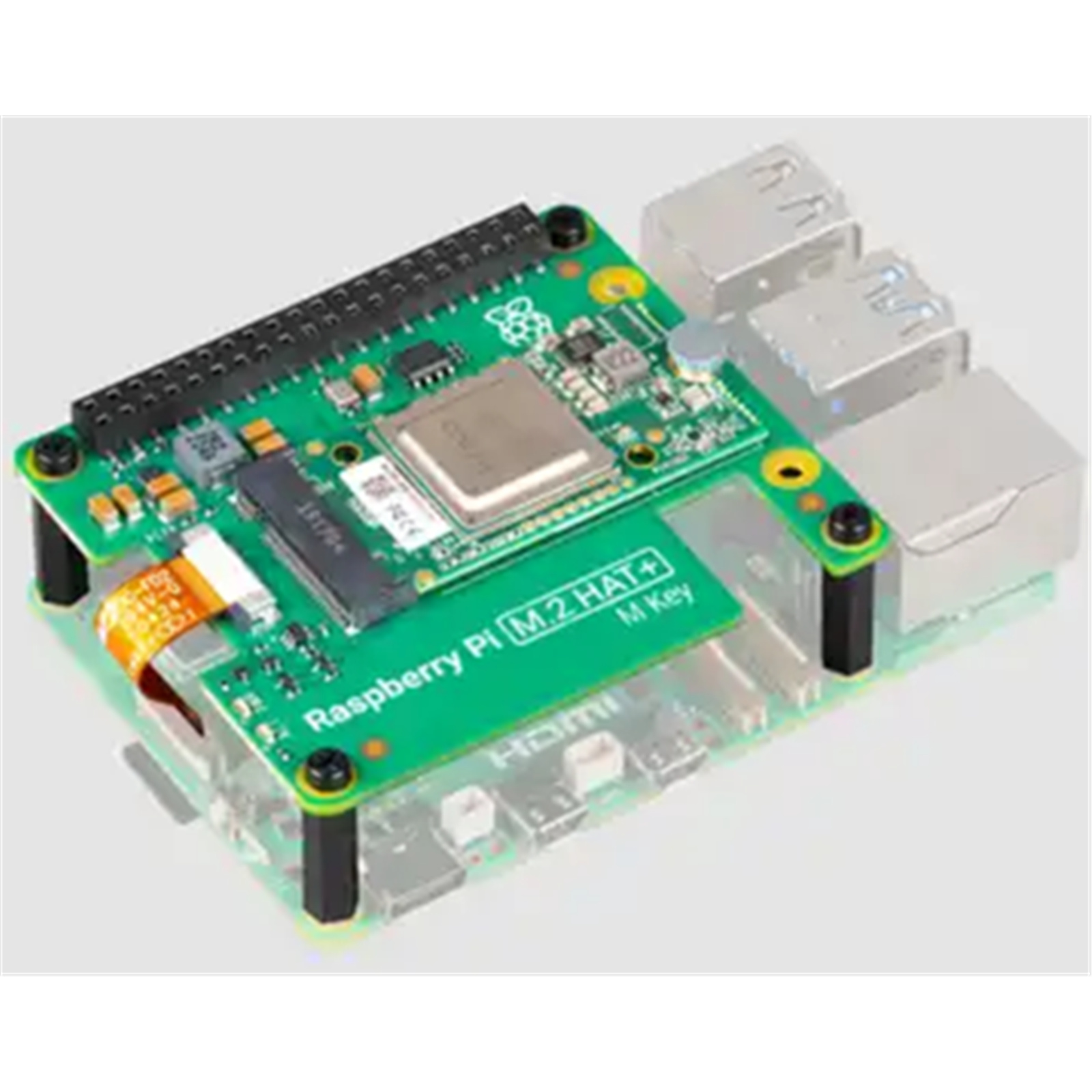 Buy the Raspberry Pi 5 Official AI Kit Incl M.2 HAT+, 13 TOPS, Hallo AI ...