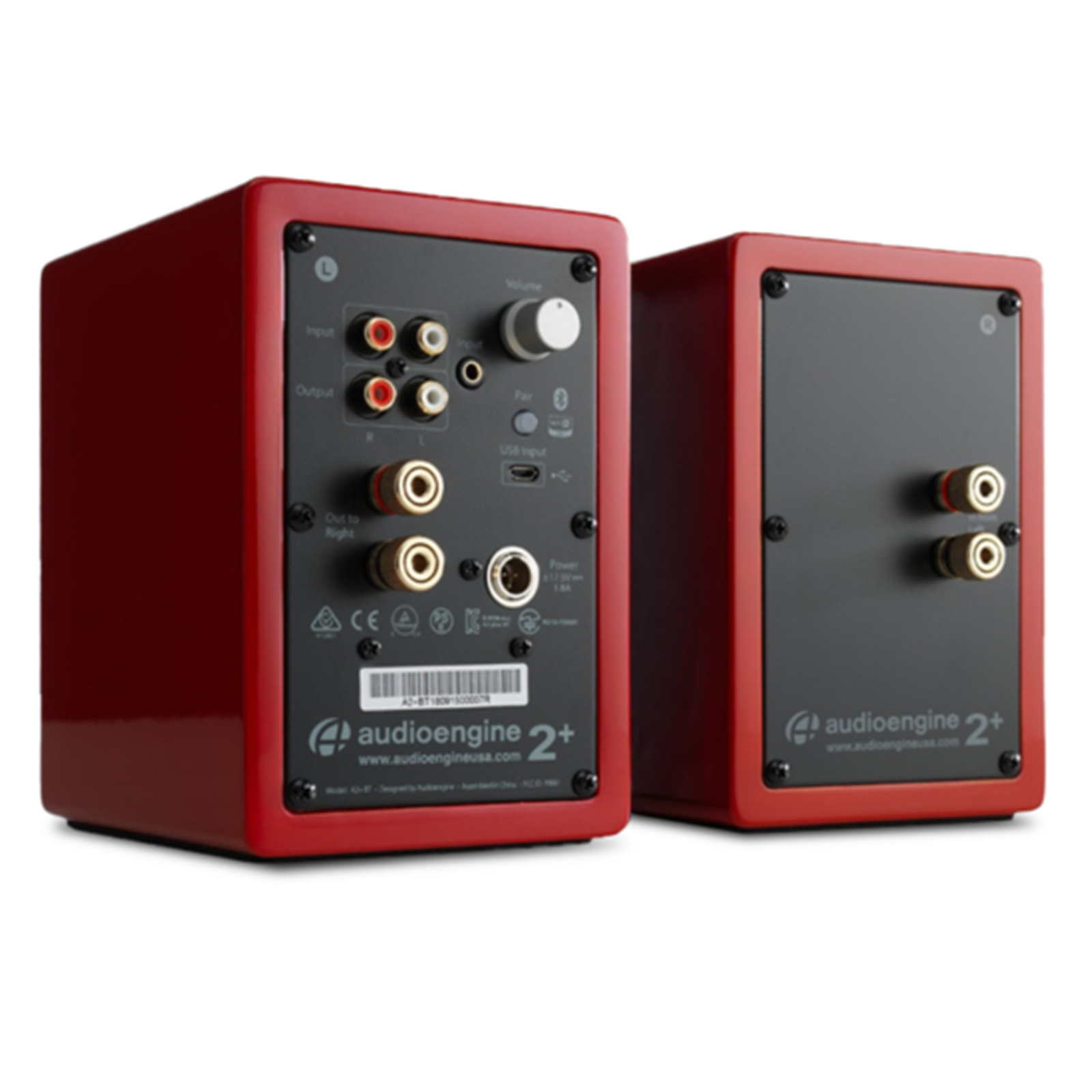 Buy the AUDIOENGINE 2+ Wireless Desktop Speakers - Gloss Red ( A2+BT ...
