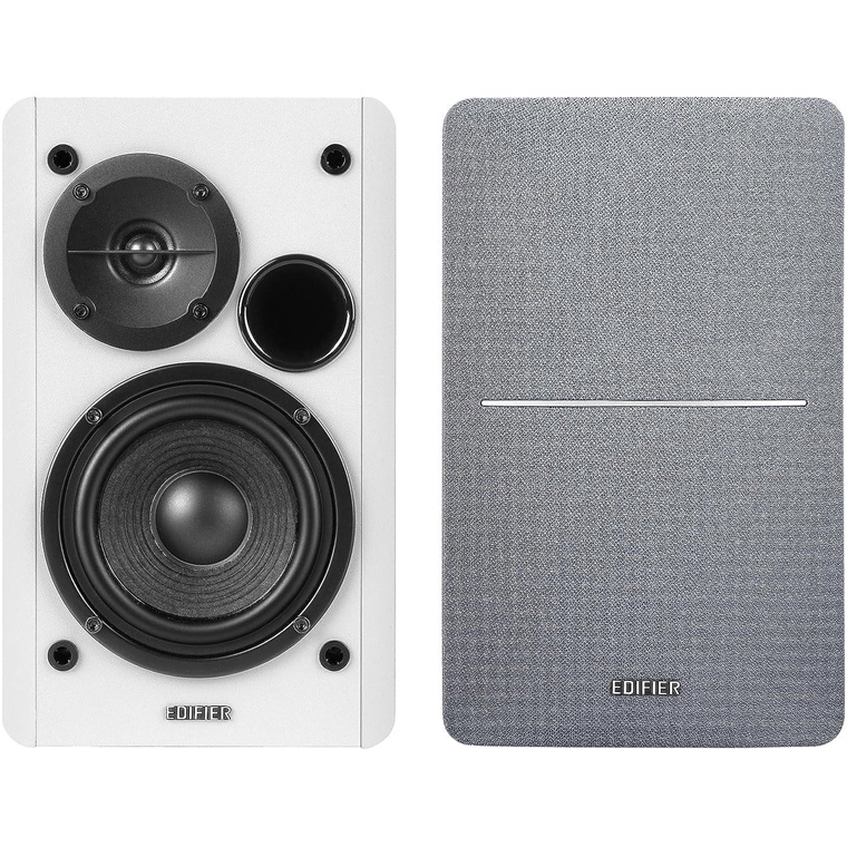 Buy the Edifier R1280T 42W Powered Bookshelf Speakers - White - 4 ...