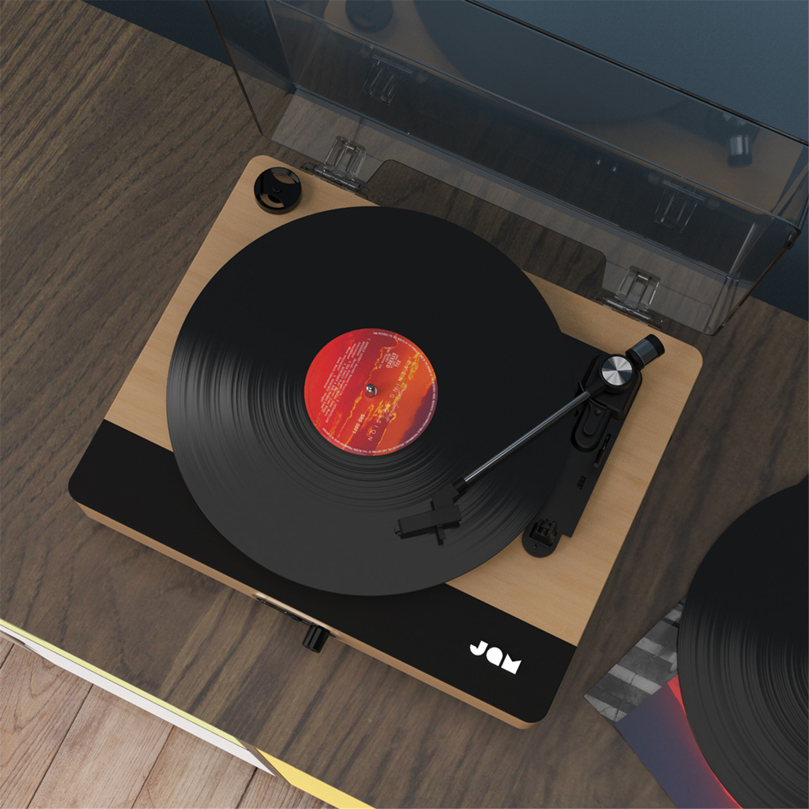 Buy the Jam Audio HX-TT700-WD-WW JAM SOUND STREAM + TURNTABLE (2) ( HX ...