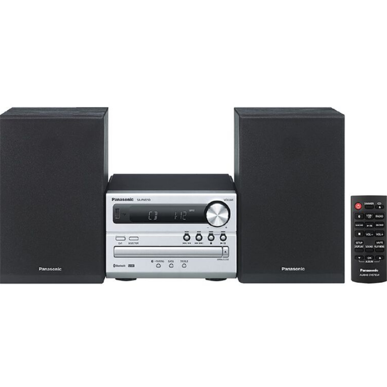 Buy the Panasonic SC-PM250 20W Bluetooth Micro Stereo System - CD ...