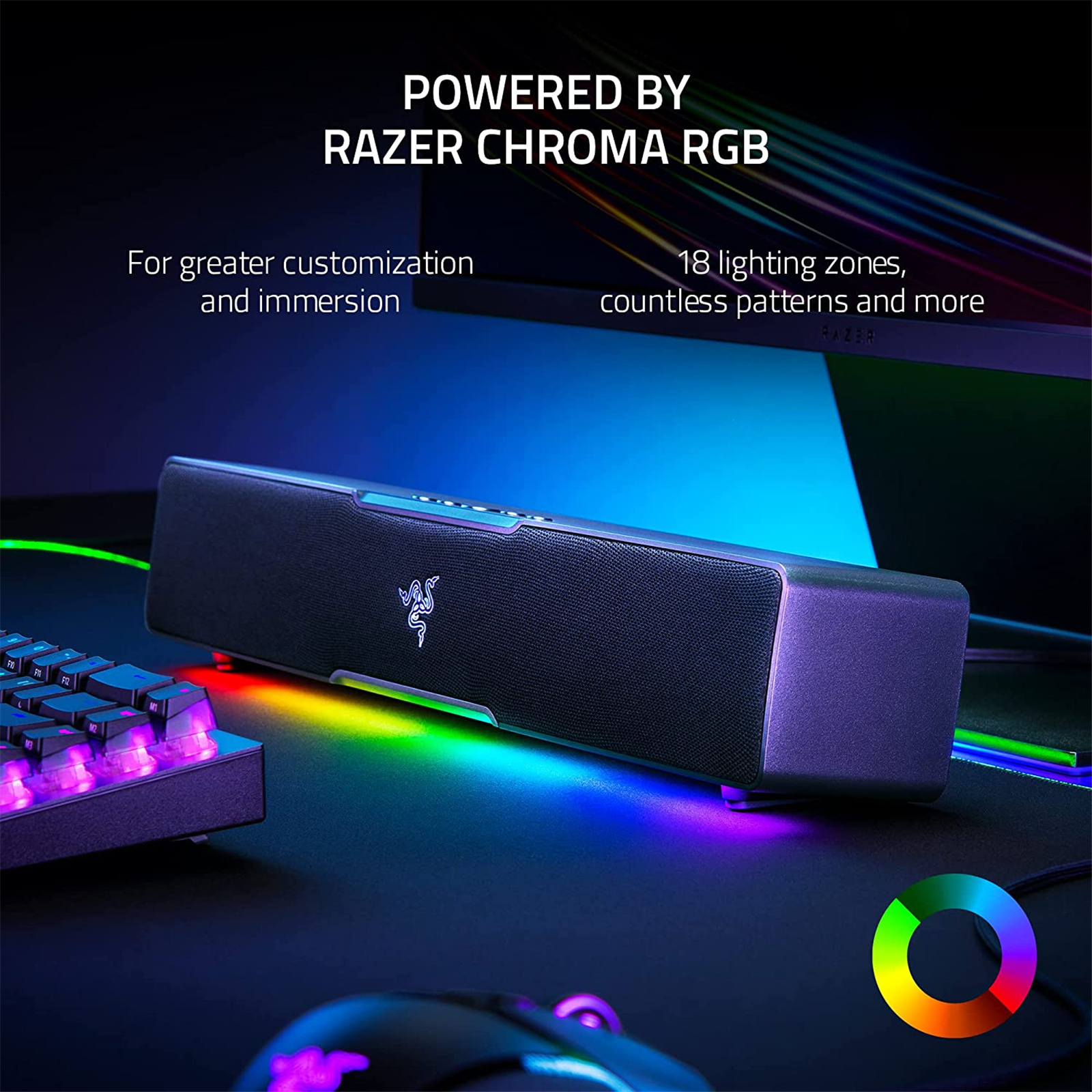 Buy the Razer Leviathan v2 X Multi-Driver PC Gaming SoundBar ( RZ05 ...