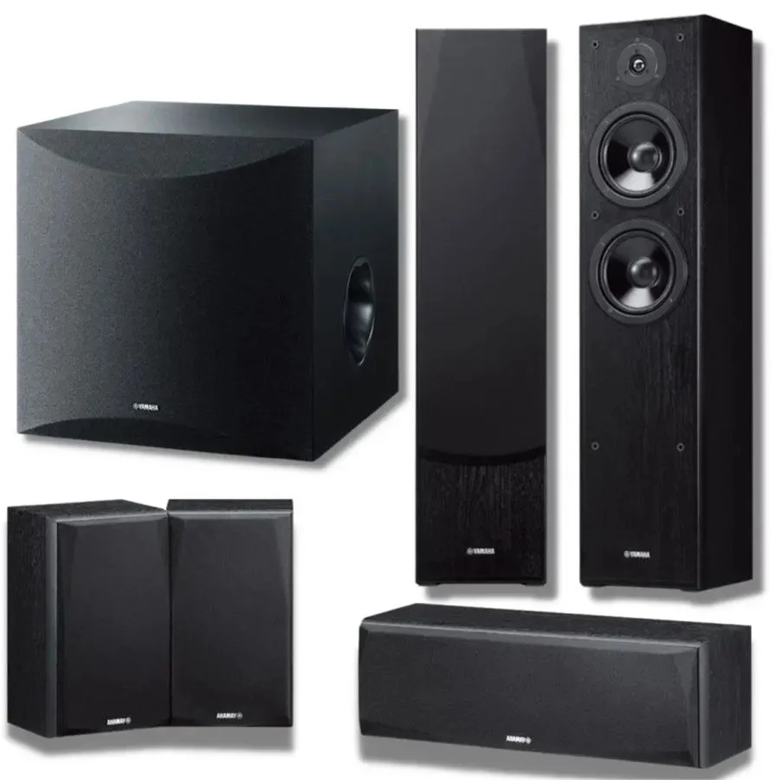 Buy the Yamaha NSF 5.1 Channel Surround Sound Speaker Pack - 2x NS-F51 80W... ( SPKYAM05100B ...