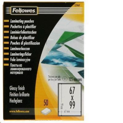 Buy the Fellowes 53969 Laminating Card Pouch 67X99 - 50 Pack ( 53969 ...
