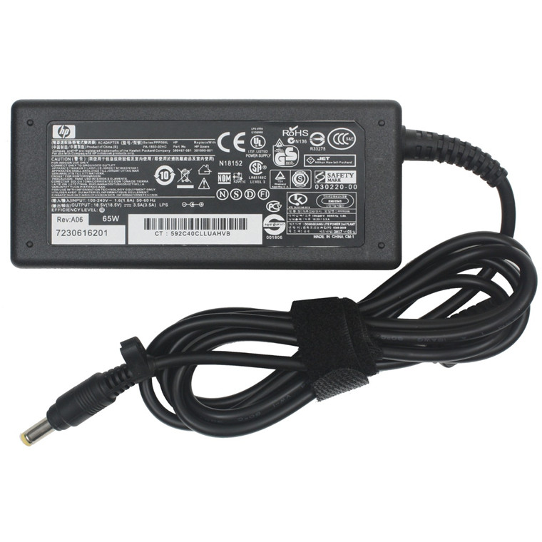Buy the HPE HP Power Adapter AC 65W 18.5VDC 3.5A 4.8mm Tip Output - C6 ...