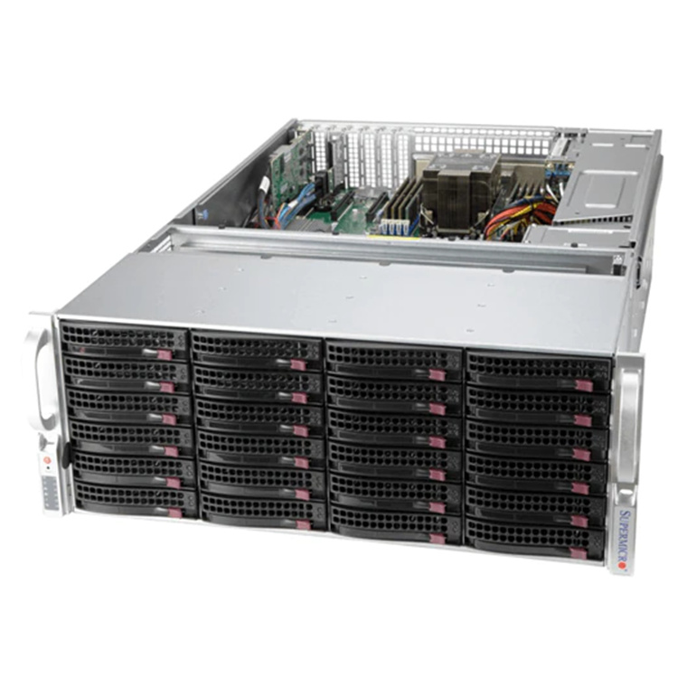 Buy the Supermicro 540P-E1CTR36H Barebone, 4U, 1x LGA4189, 8 DIMM, 36x ...