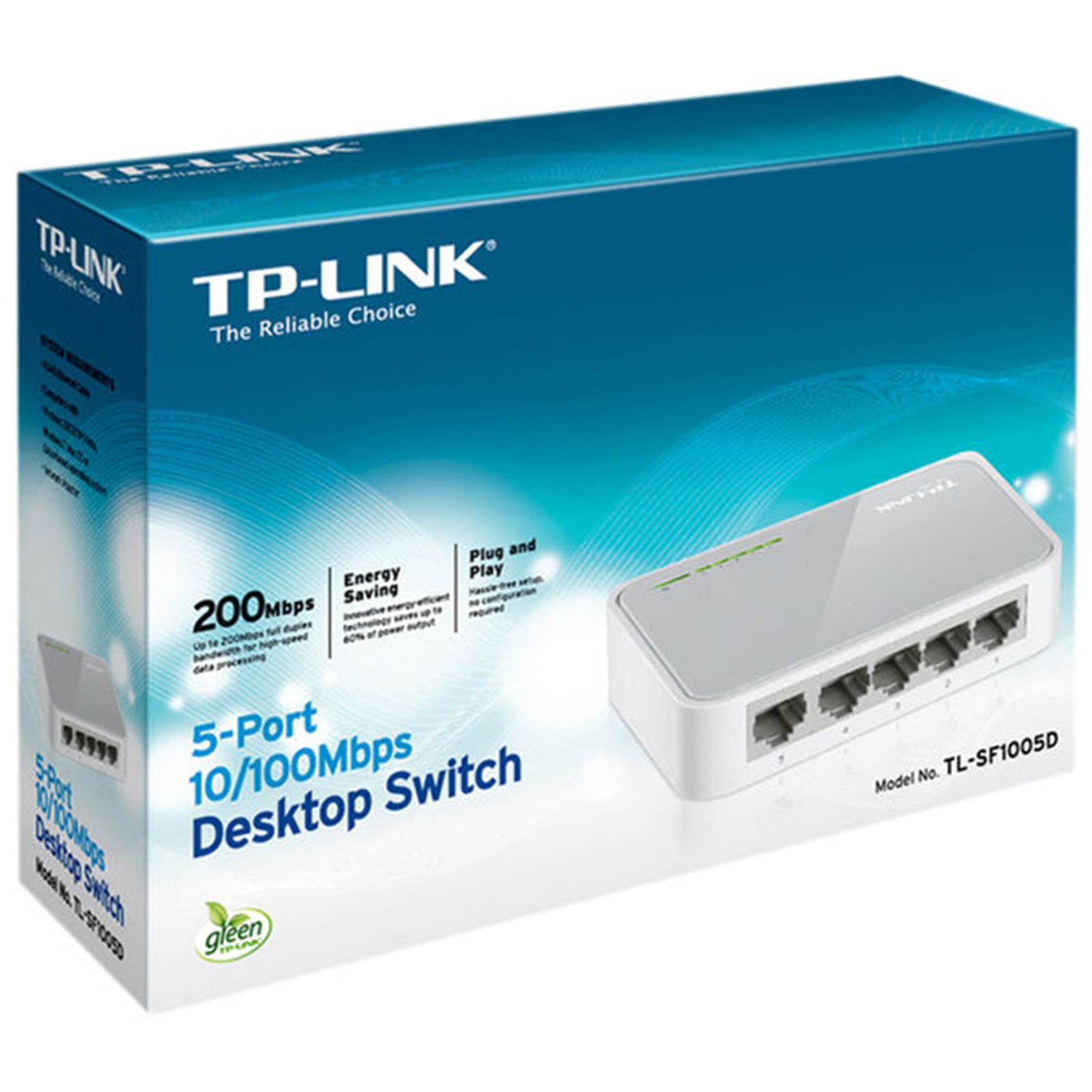 Buy the TP-Link TL-SF1005D 5-Port 10/100M Unmanaged Switch ( TL-SF1005D ...