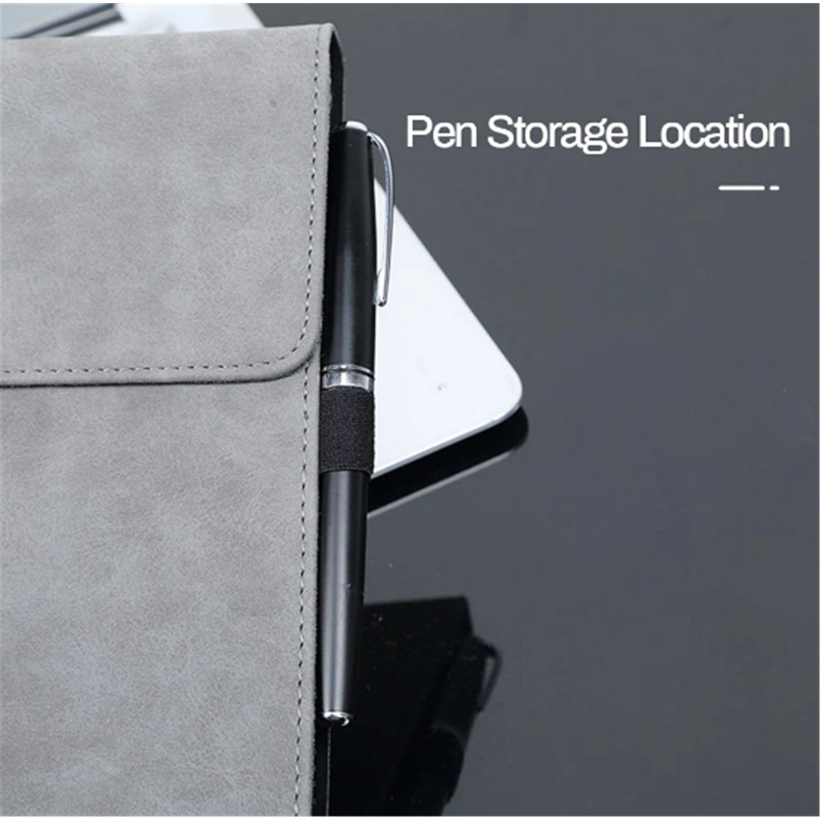 Buy the Flip Cover PU Leather Case for Microsoft Surface Pro 9 - Grey ...