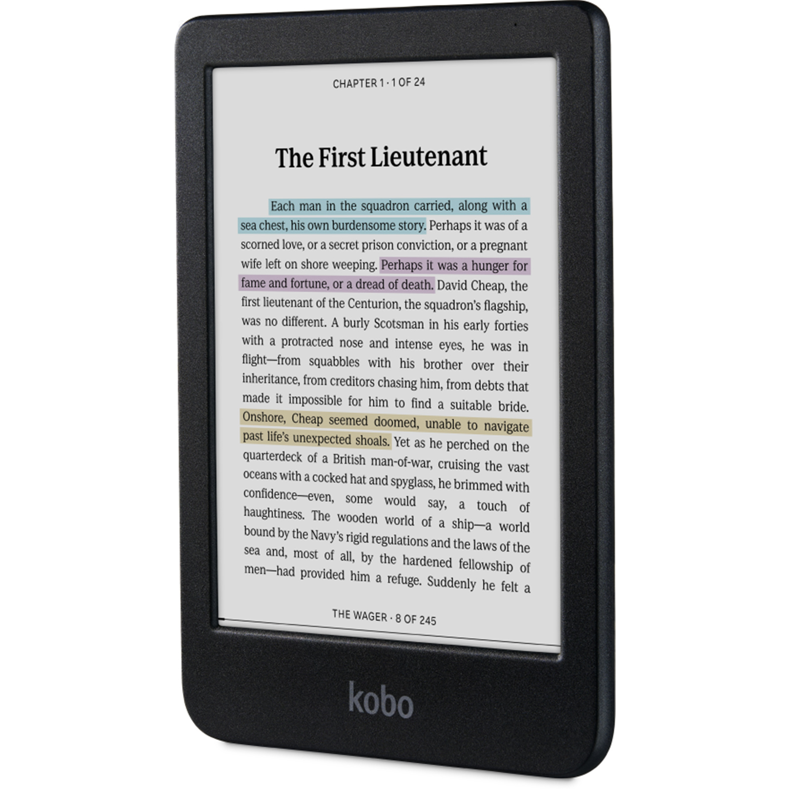 Buy the Kobo Clara Colour eReader - Black 6" E Ink Colour Display ...