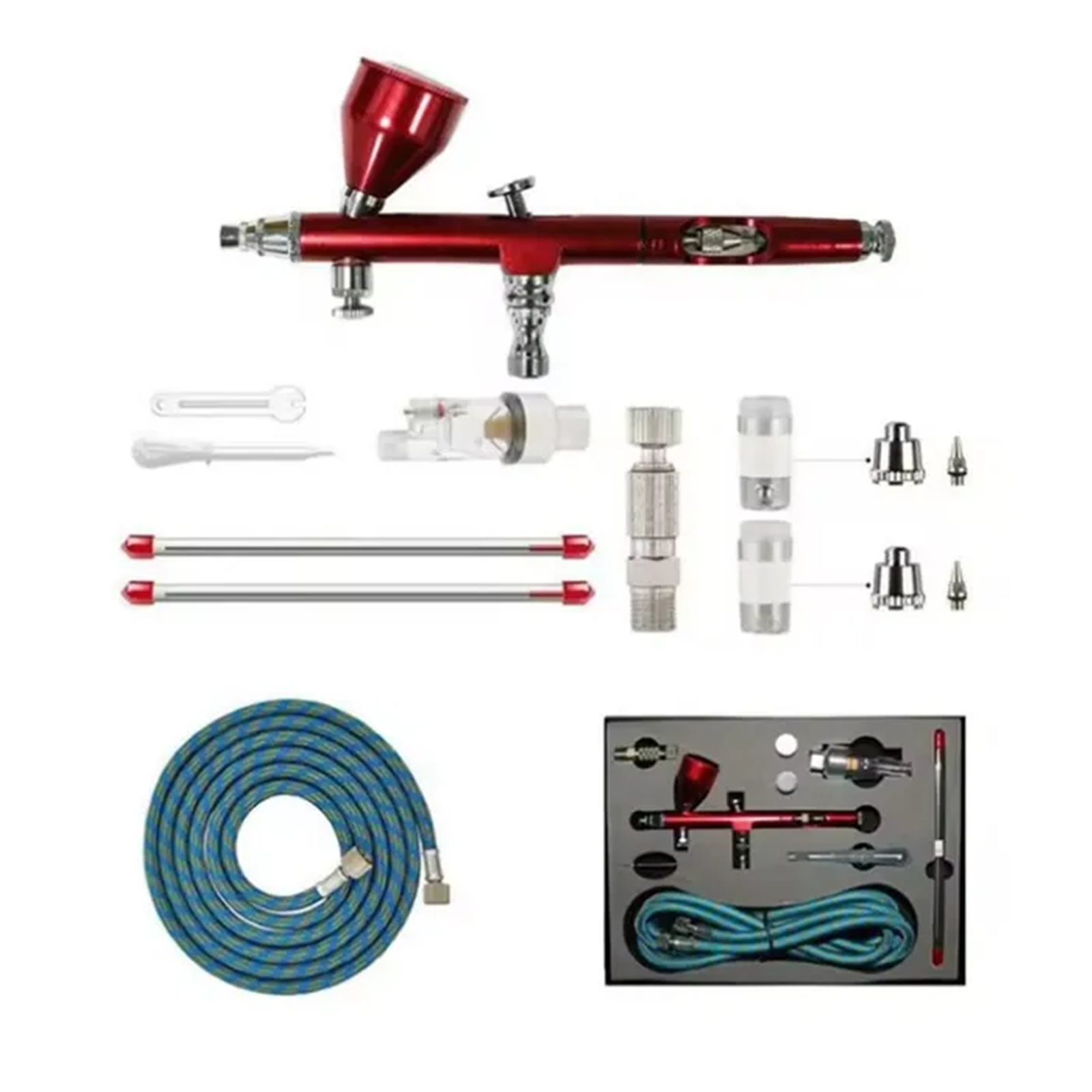 Buy the FORMULA FM.ABK-GRAVITY-RED Gravity Airbrush Dual Action Kit ...