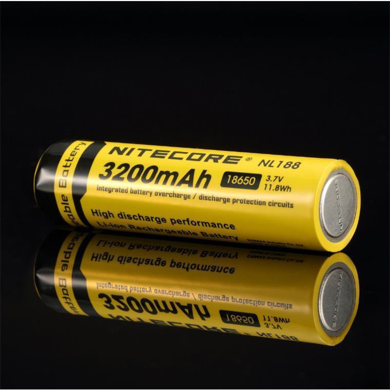 Buy the Nitecore Battery NL1832 18650 Li-ion Rechargeable Battery. 3200 ...