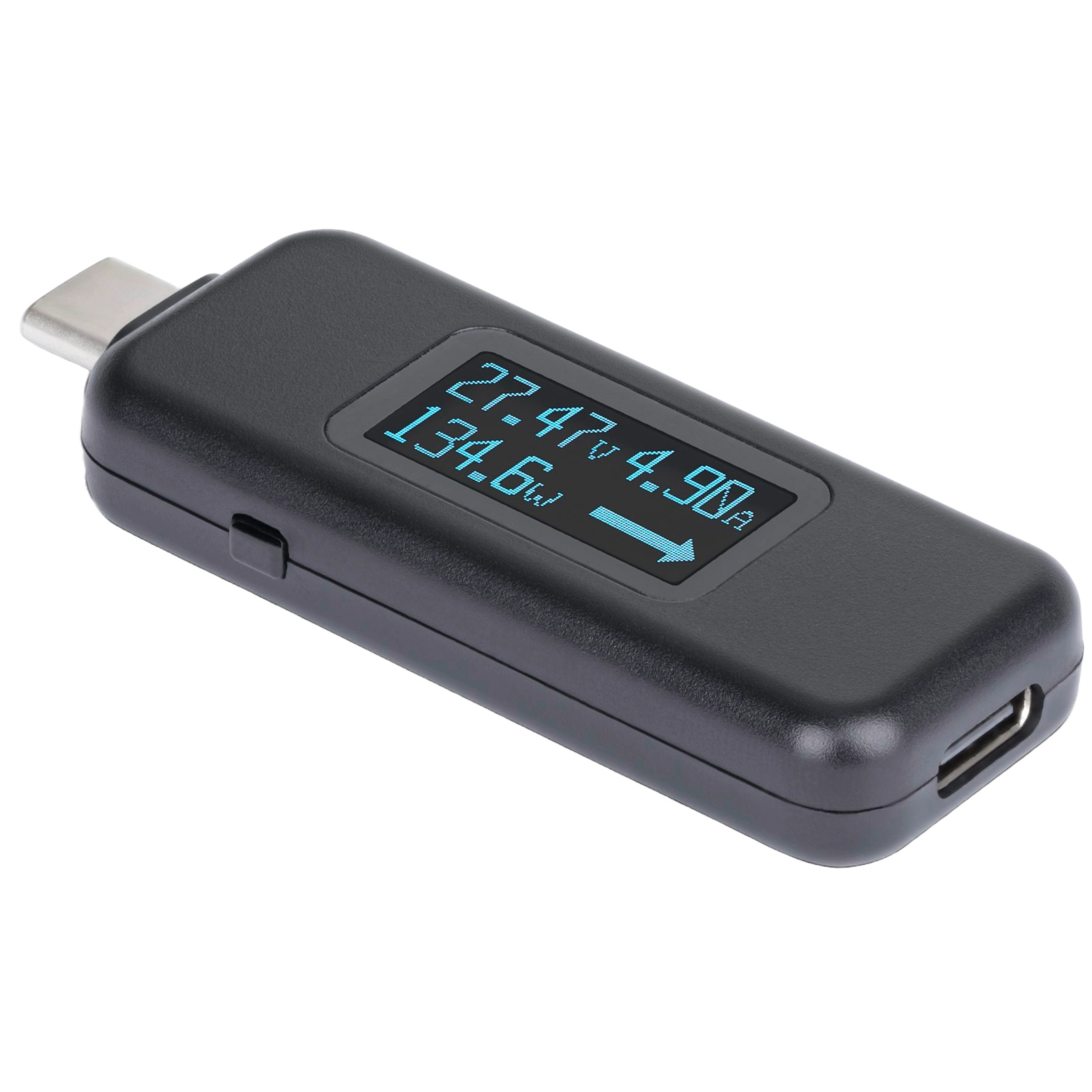 Buy the StarTech.com USBC-PWRTESTER USB-C Power Tester Digital ...