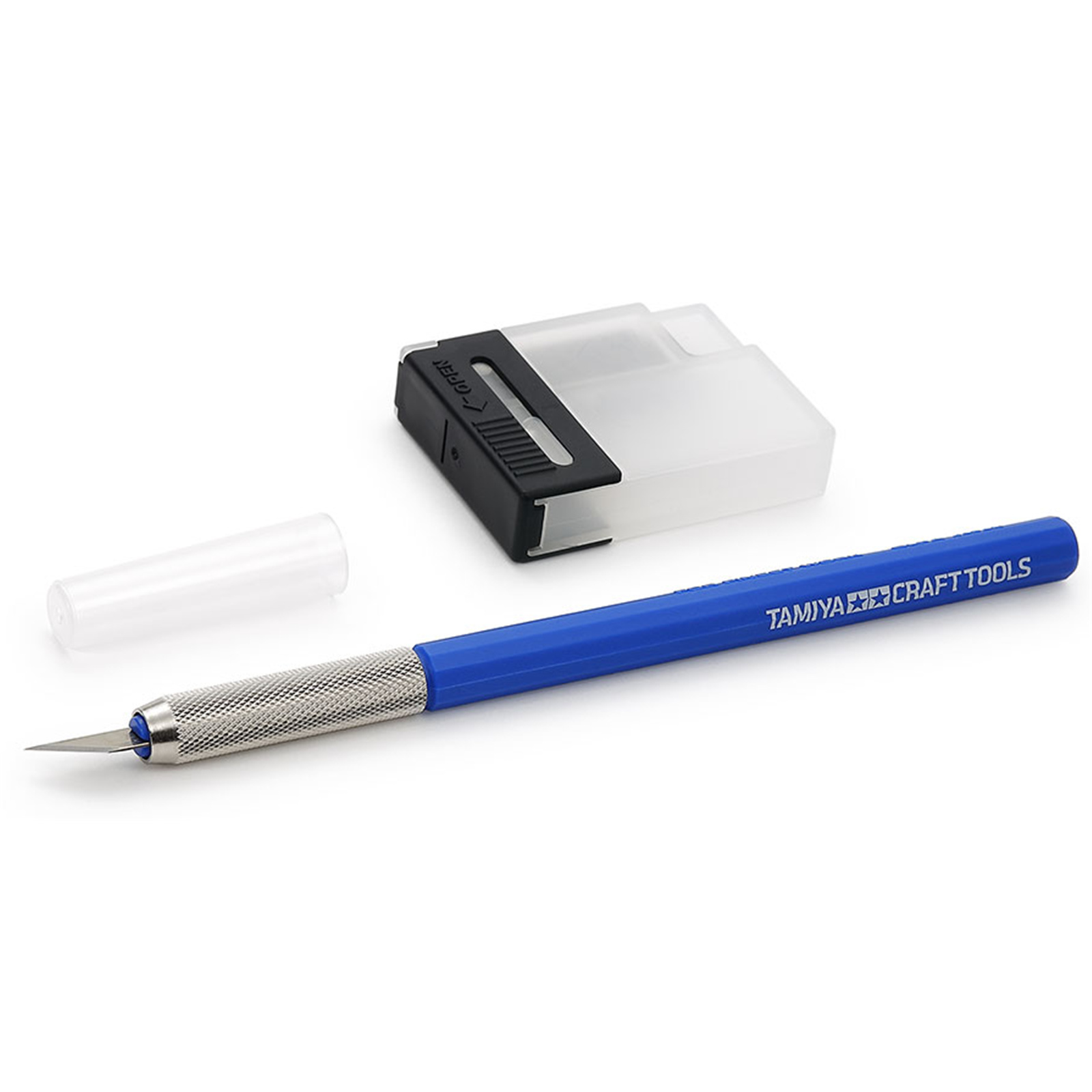 Buy the Tamiya Modellers Knife - Blue ( Tamiya 69943 ) online - PBTech ...