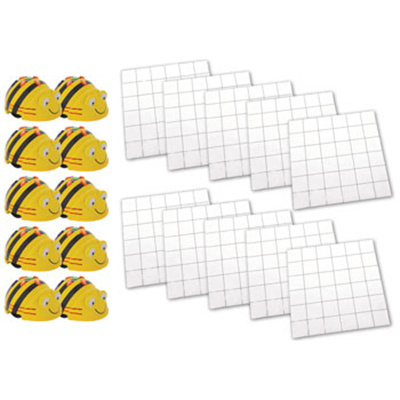 Buy the Bee-Bot Education STEM TTSB0363-10M Rechargeable Bee-Bot & Grid ...