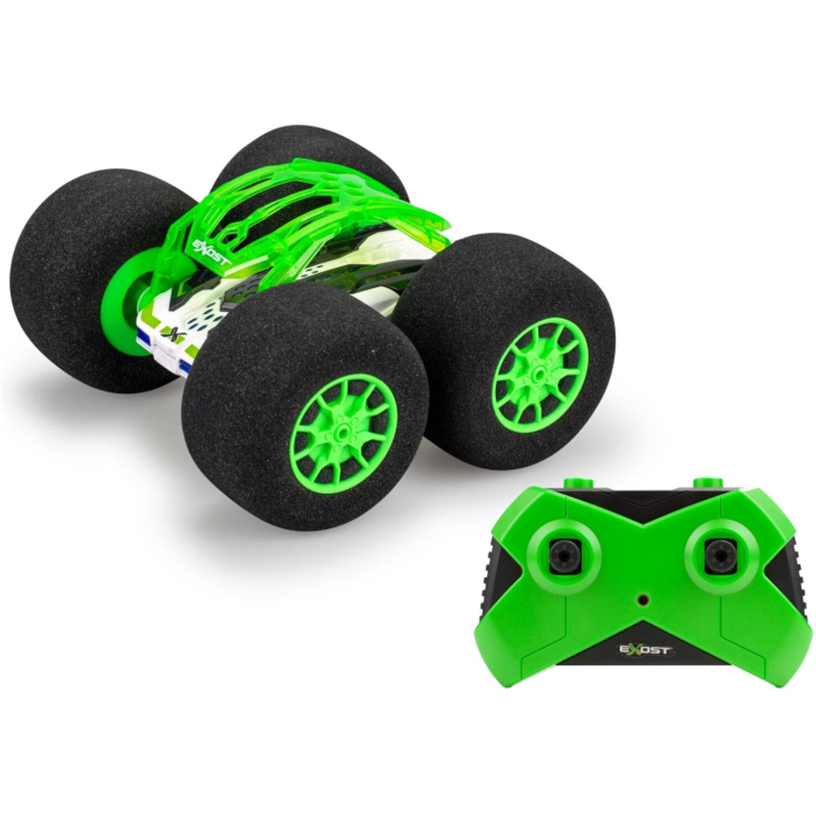 Buy the Silverlit EXOST 1:14 Green & White 360 HYPER SHOCKZ (WILD), 2.4GHz, R... ( 20643 ...