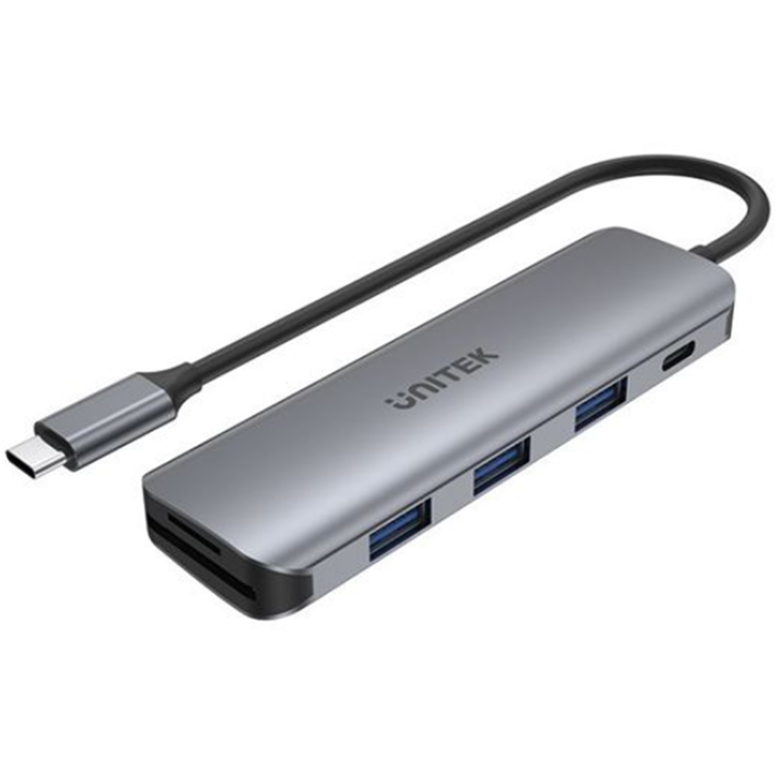 Buy the Unitek 6-in-1 Multi-Port Hub with USB-C Connector Includes 3 x ...