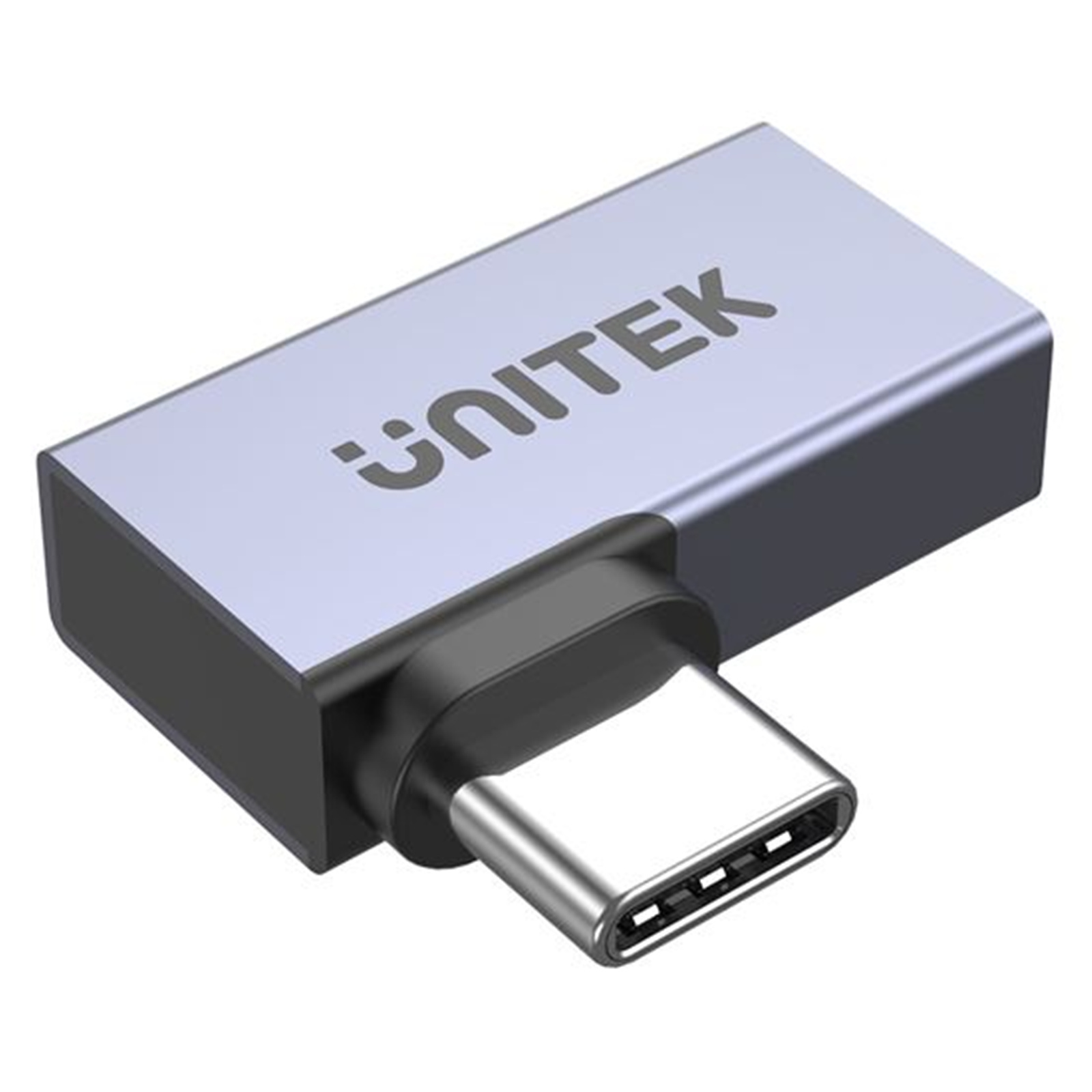 Buy the Unitek A1040GY USB-C 90 Degree Adapter. Type-C Male to Female ...