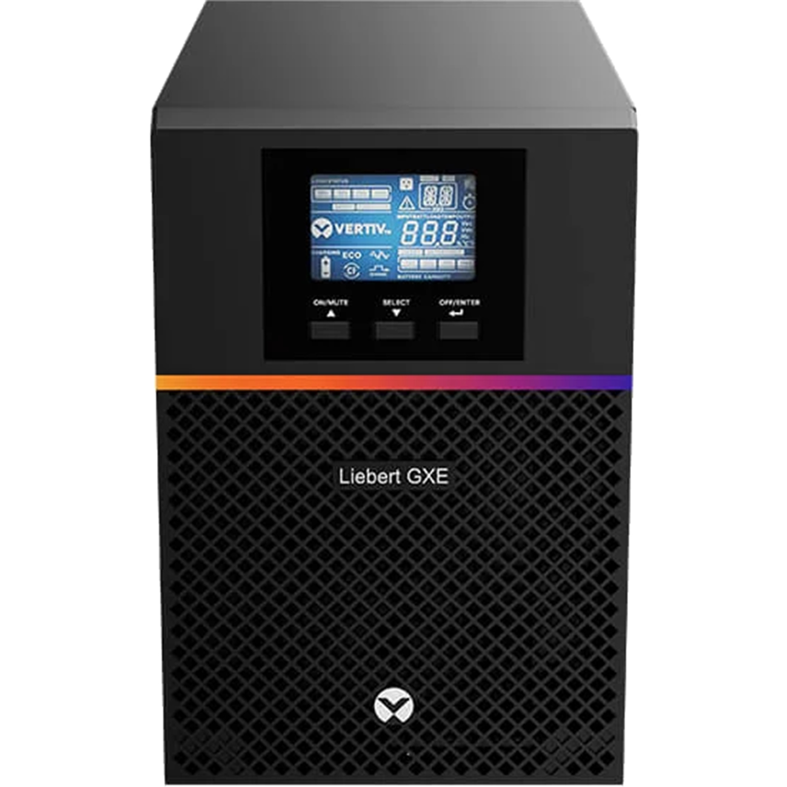 Buy the Vertiv Liebert GXE Tower UPS On-Line 1500VA/1350W 230V LCD, PF0.9 ( 01203743 ) online ...