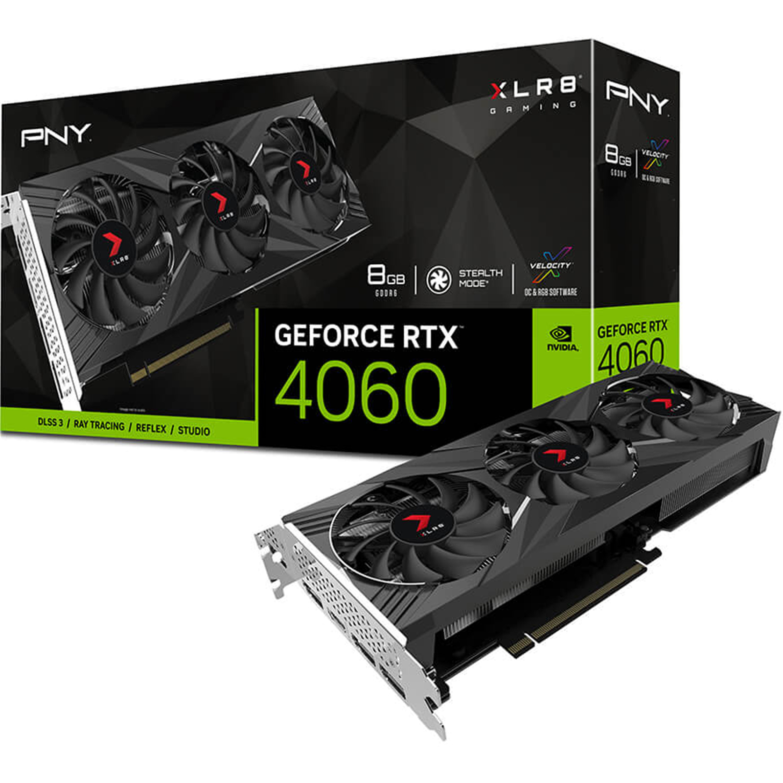 Buy the PNY NVIDIA GeForce RTX 4060 8GB XLR8 Gaming VERTO OC Dual Slot ...