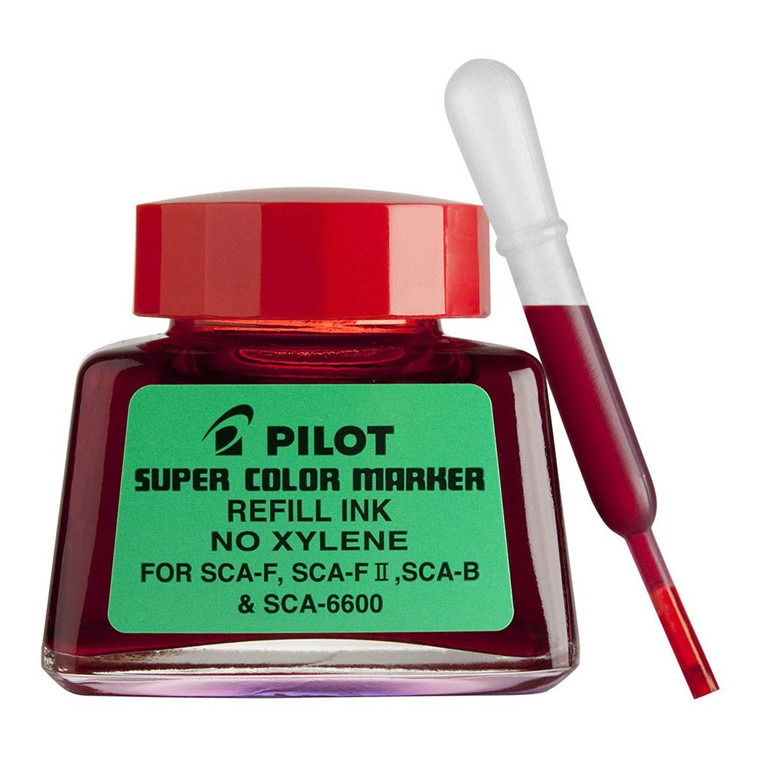 Buy the PILOT REFILLS SCA-RF-R Super Colour Permanent Marker Refill Red ...