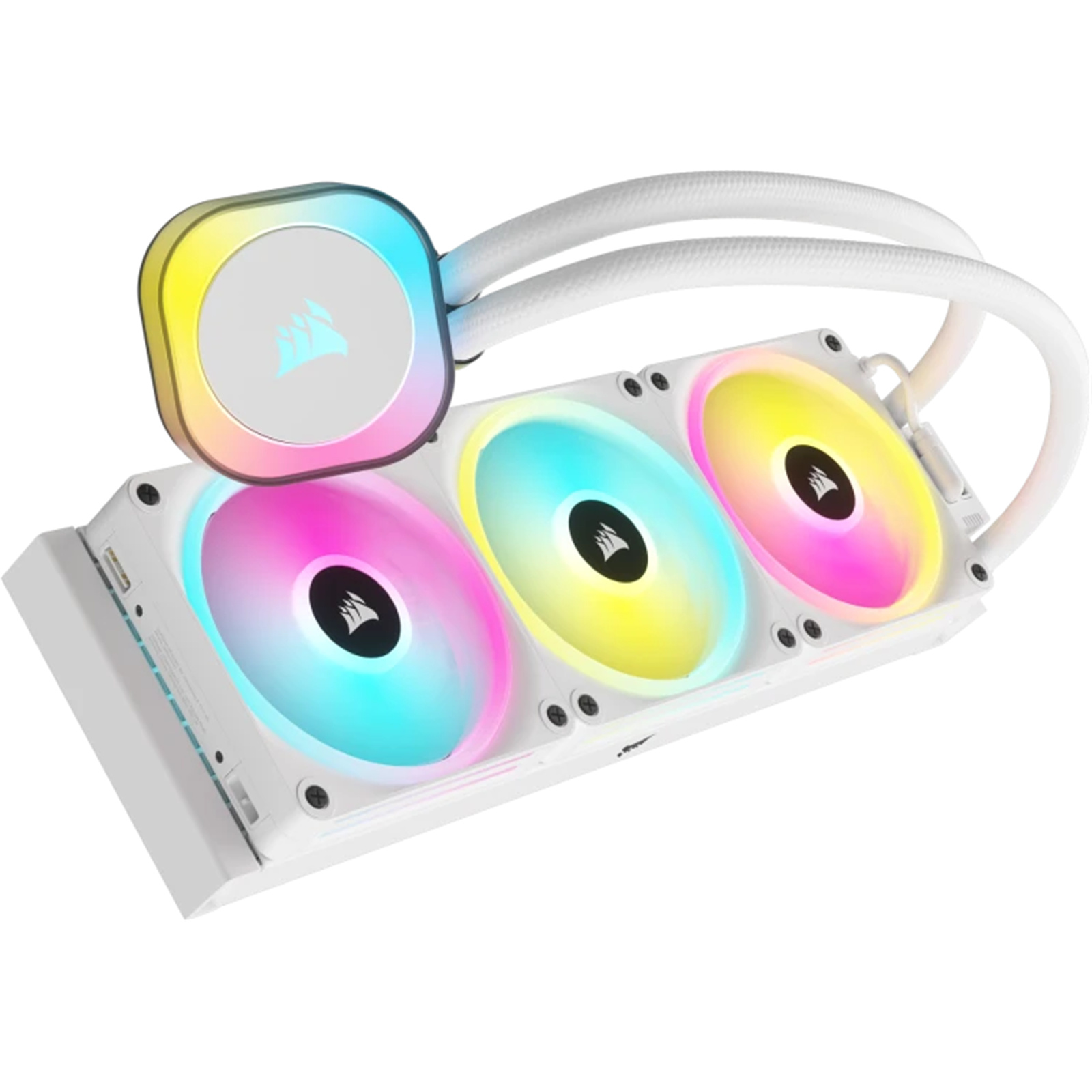 Buy the Corsair iCUE LINK H150i RGB AIO WHITE Water Cooling CPU Cooler ...