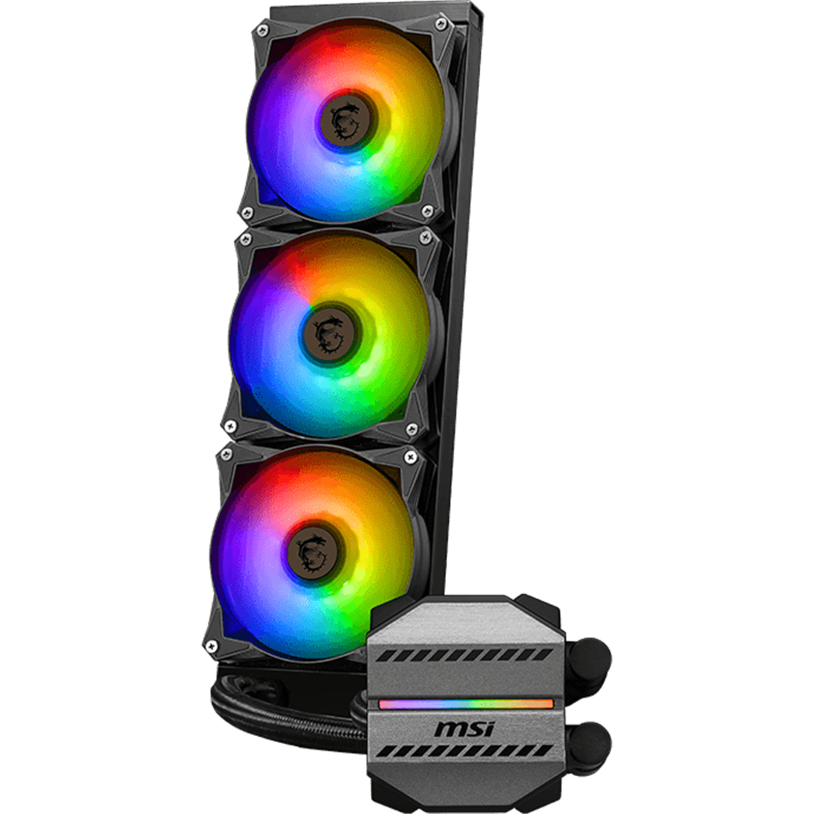 Buy the MSI MAG Coreliquid M360 AIO Cooling 360mm, A-RGB, For Intel ...